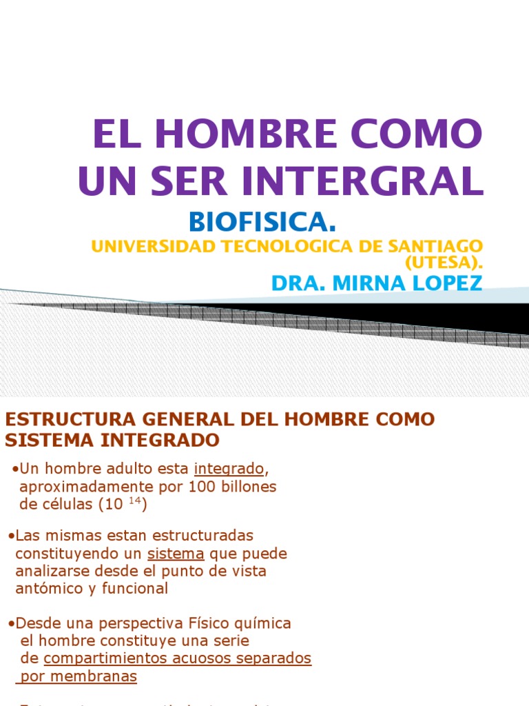El Hombre Como Ser Integral | PDF | Metabolismo | Calor