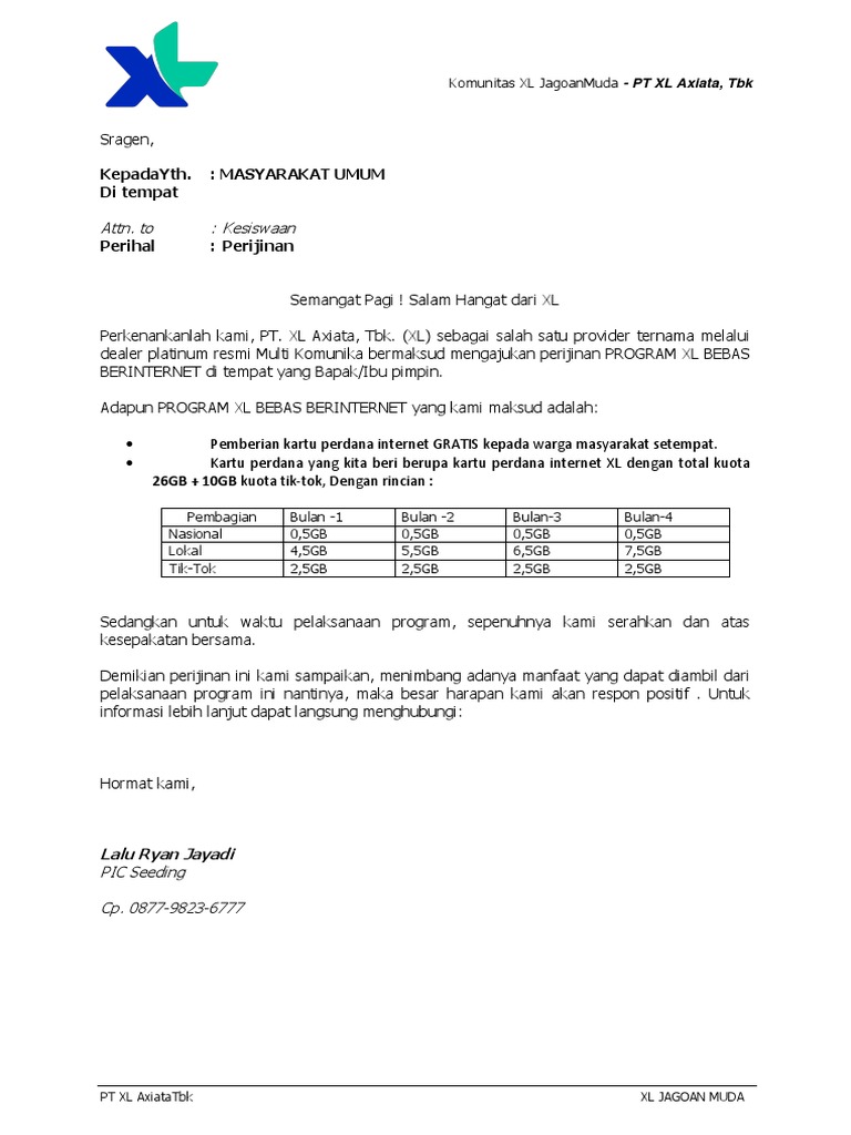 Informasi Dan Cara Ambil Kuota | PDF | Komputer