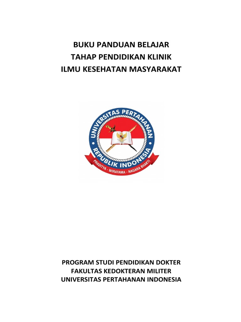 Buku Panduan Stase IKM FK Unhan - Edit Cover Dan Font | PDF