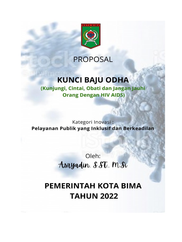 Proposal KUNCI BAJU ODHA - Asryadin, S.ST., M. Si (Dikes Kota Bima) - Fix | PDF | Ilmu Sosial