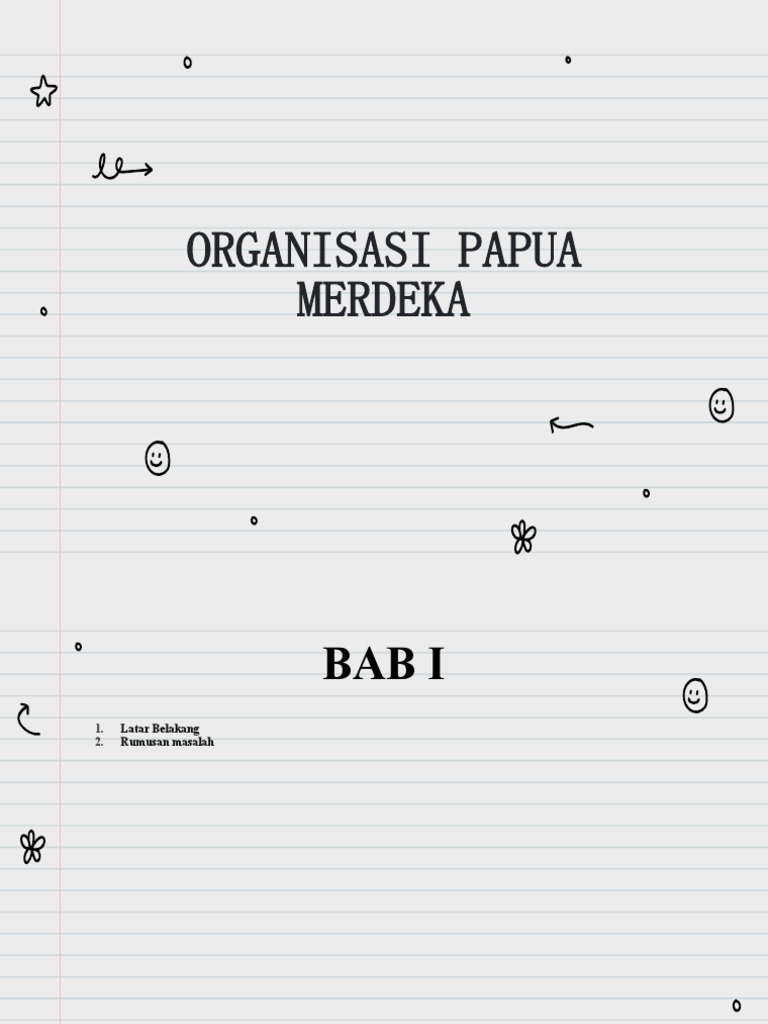 Organisasi Papua Merdeka | PDF