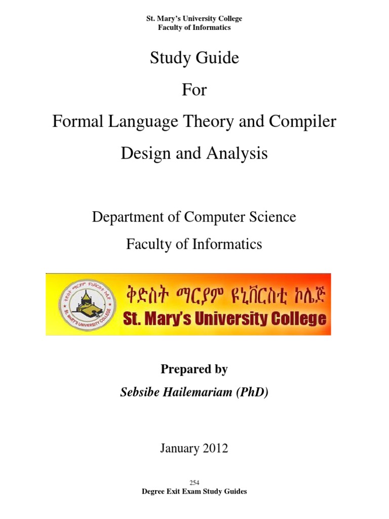 Formal Language and Compiler Design - 2 | Download Free PDF | Parsing | Compiler