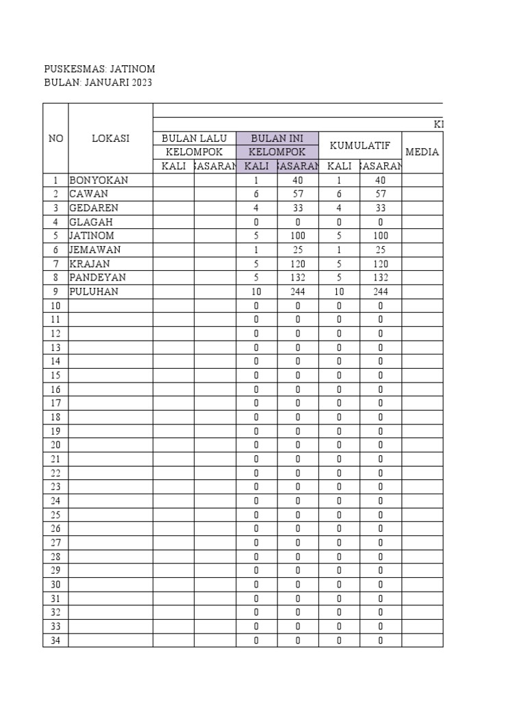 Laporan Promkes 2023 | PDF