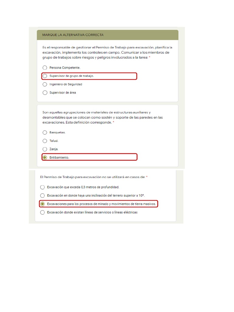 Excavaciones y Zanjas - Evaluaciòn 1 | PDF