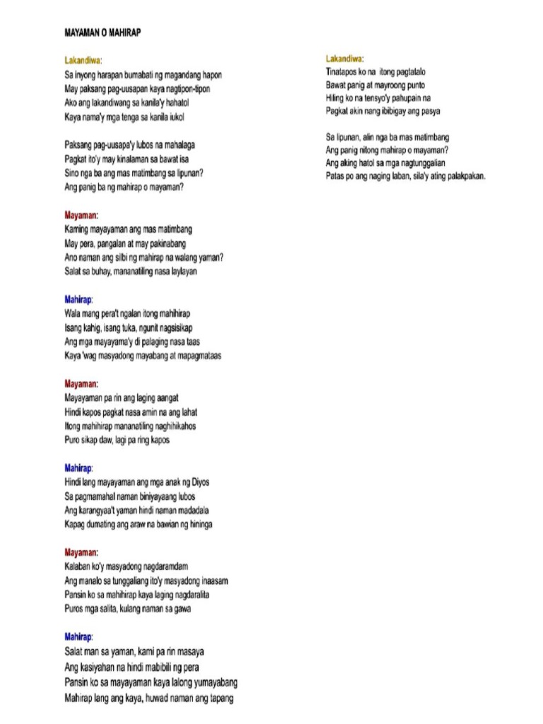 Balagtasan | PDF