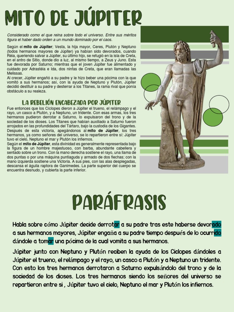 Mito de Jupiter | PDF | Zeus