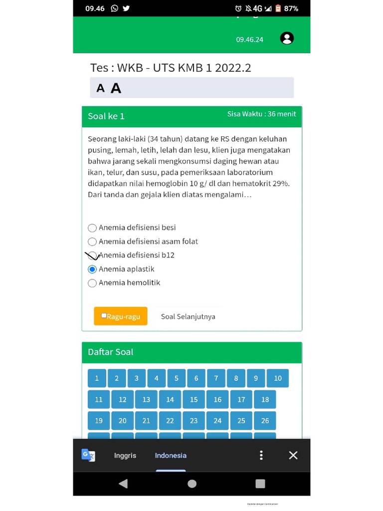 Soal UTS KMB 1 | PDF