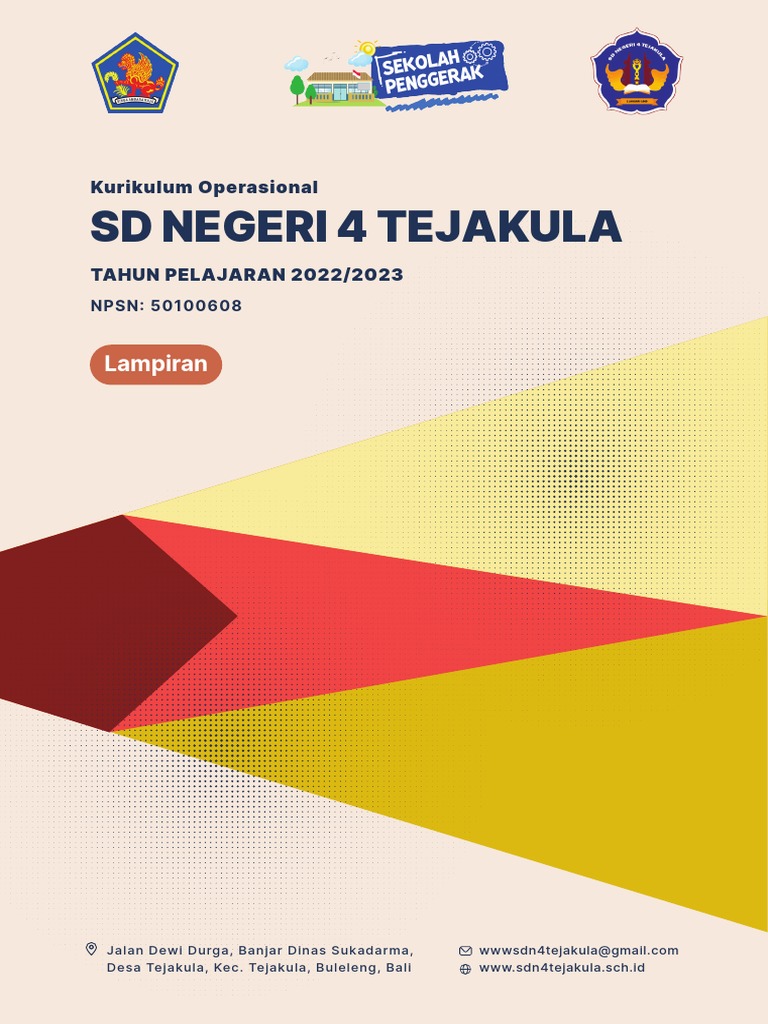 Lampiran KOSP SDN 4 Tejakula Buleleng (Ridha) | PDF