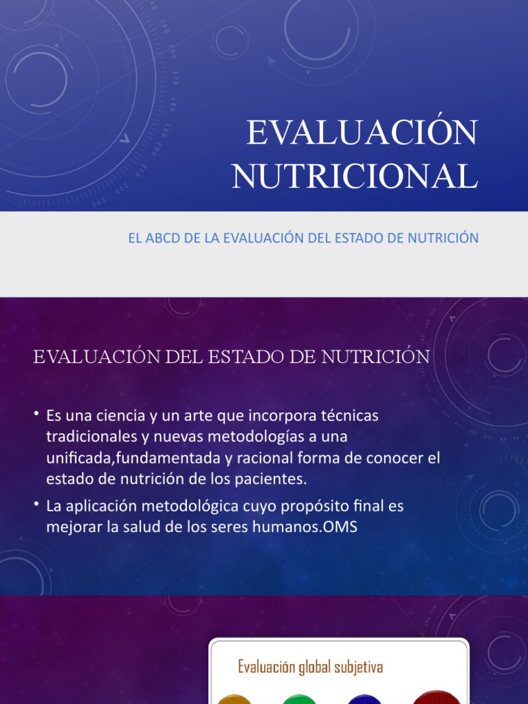Evaluacion Del Estado Nutricional | PDF | Obesidad | Índice de masa corporal