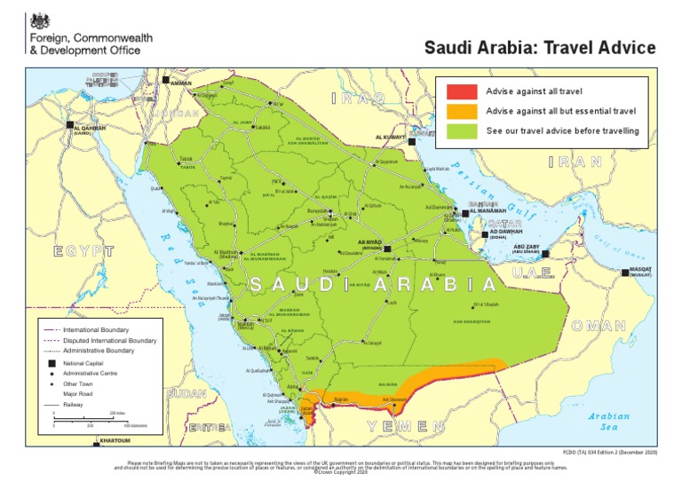 FCDO TA 034 - Saudi Arabia Travel Advice Ed2 | PDF | Mecca | Medina