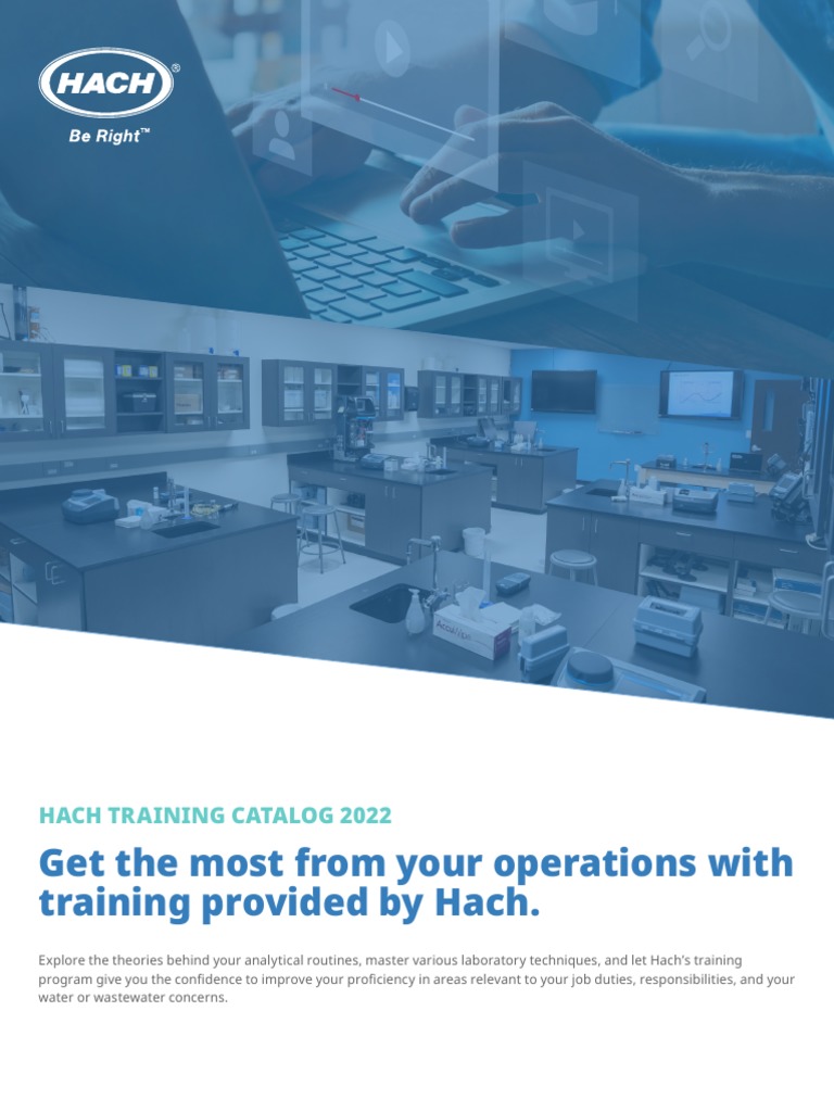 Hach USTraining 2022 Catalogue | PDF | Total Organic Carbon | Control ...