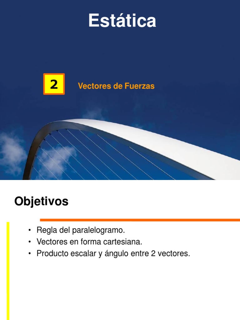Cap 2 Vectores Fuerza | PDF | Vector Euclidiano | Escalar (Matemáticas)