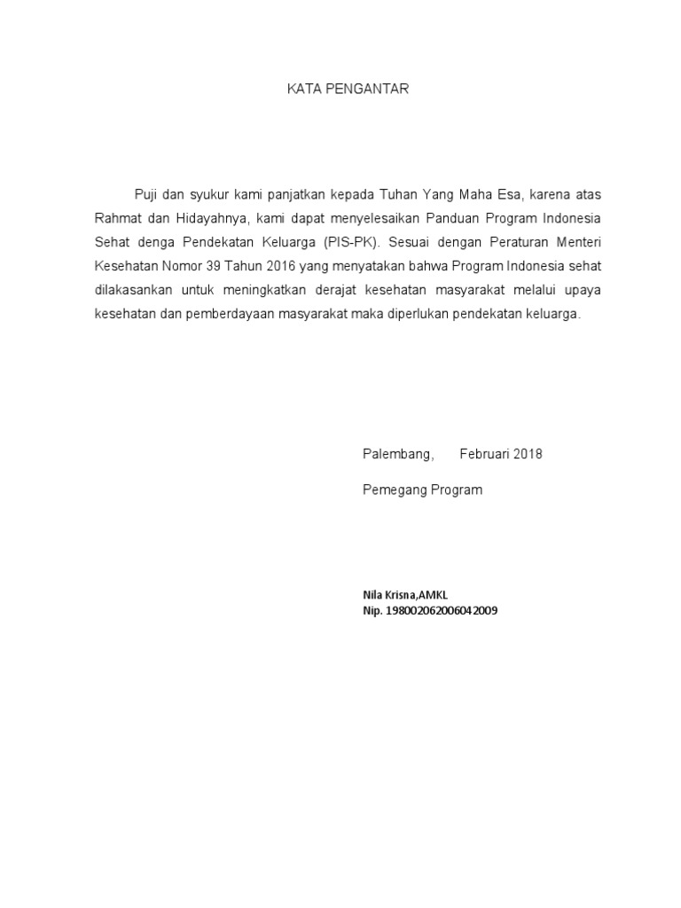 Panduan Pis PK | PDF