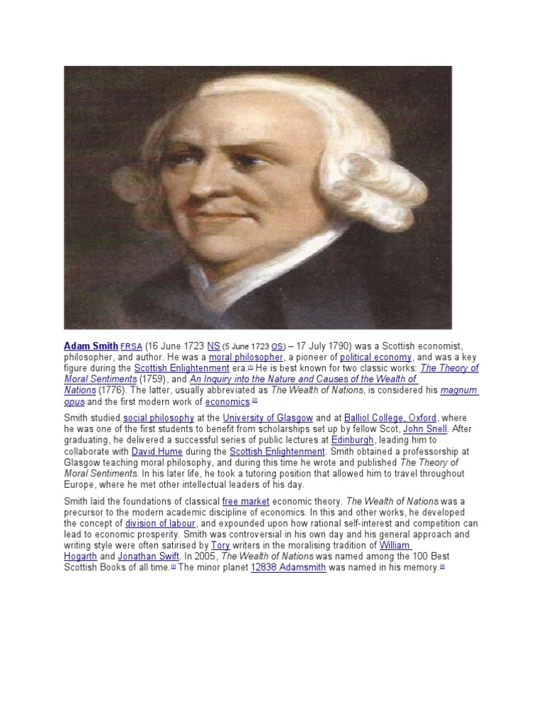 Adam Smith | PDF Adam Smith | PDF