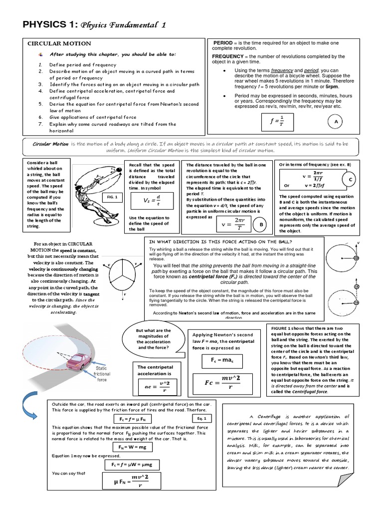 Understanding Circular Motion Concepts | PDF | Acceleration | Force