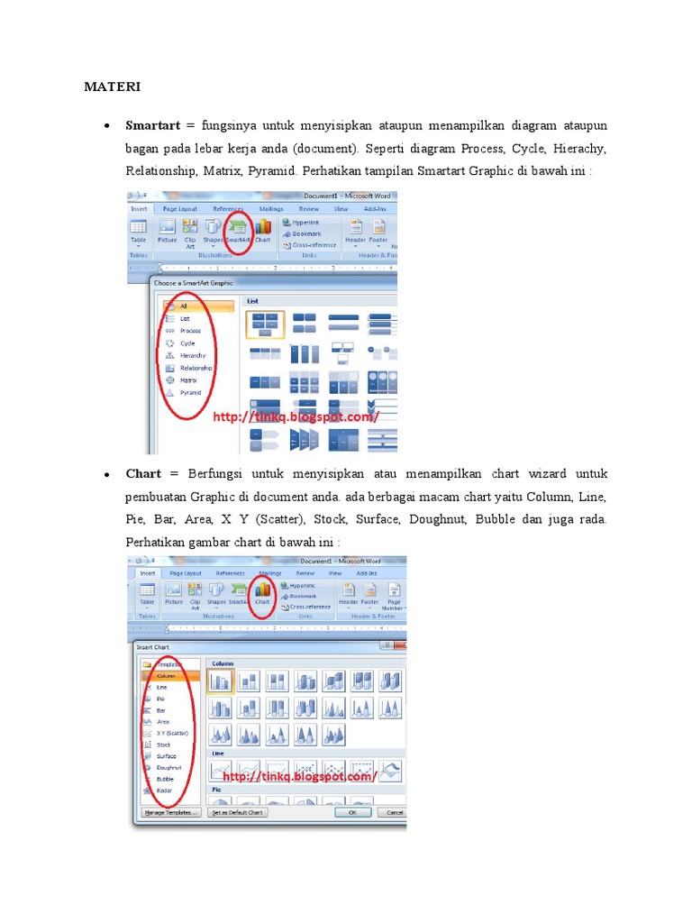 Pengertian dan cara Mengoperasikan SmartArt | PDF