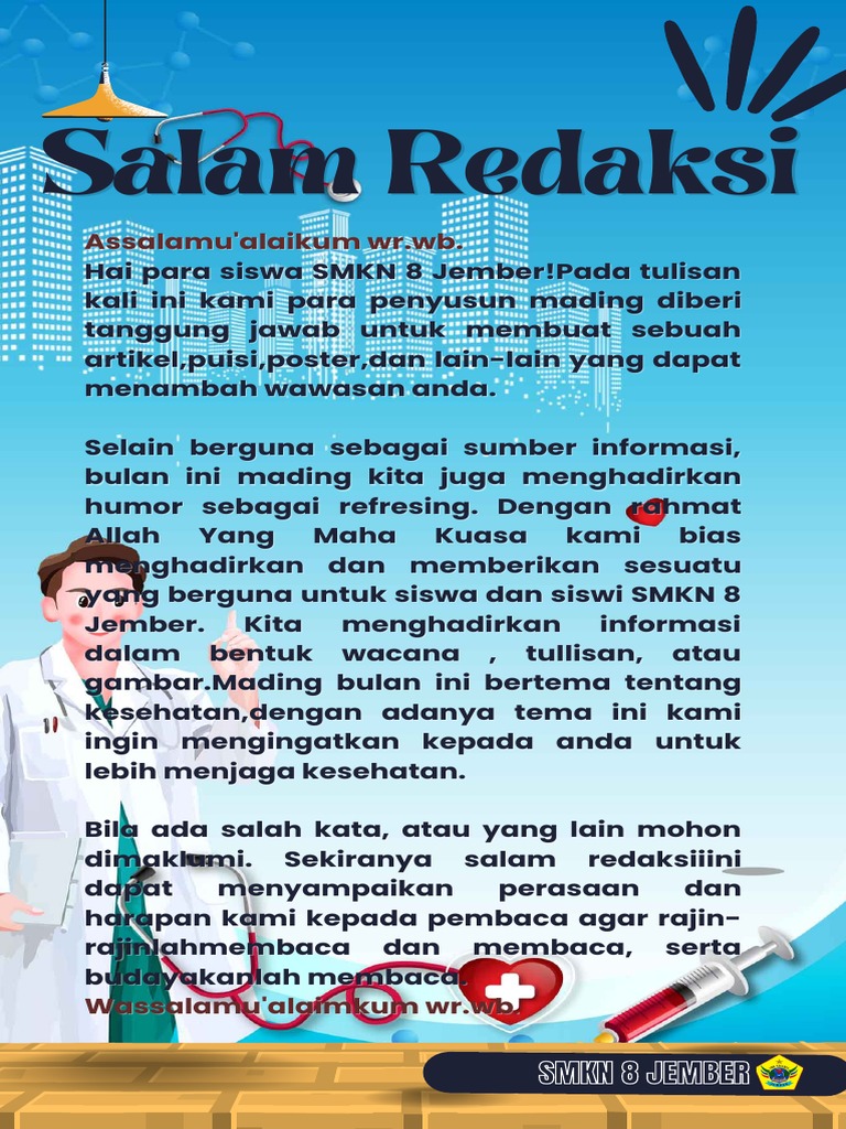 Contoh Salam pembuka mading | PDF