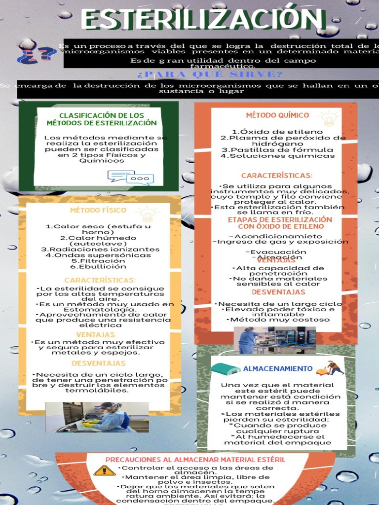Esterilización Infografía | PDF