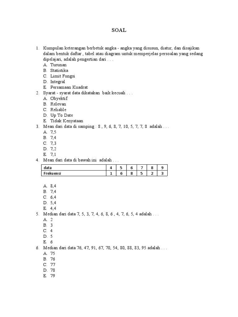 SOAL Kelas 12 TBSM | PDF