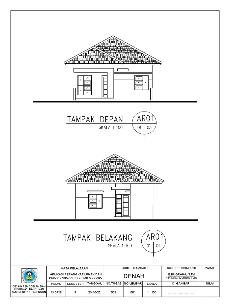 Tugas 3 Aplpig1 - Ar01 Detapot - T-60-Ar | PDF