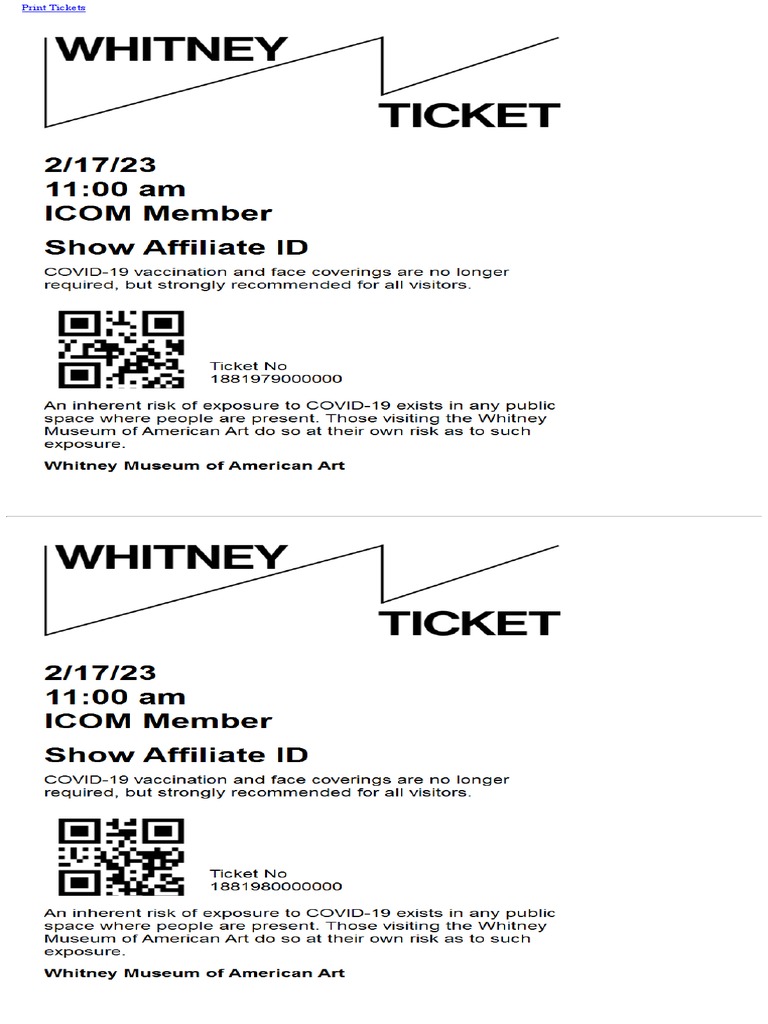 How to Print Tickets Easily | PDF