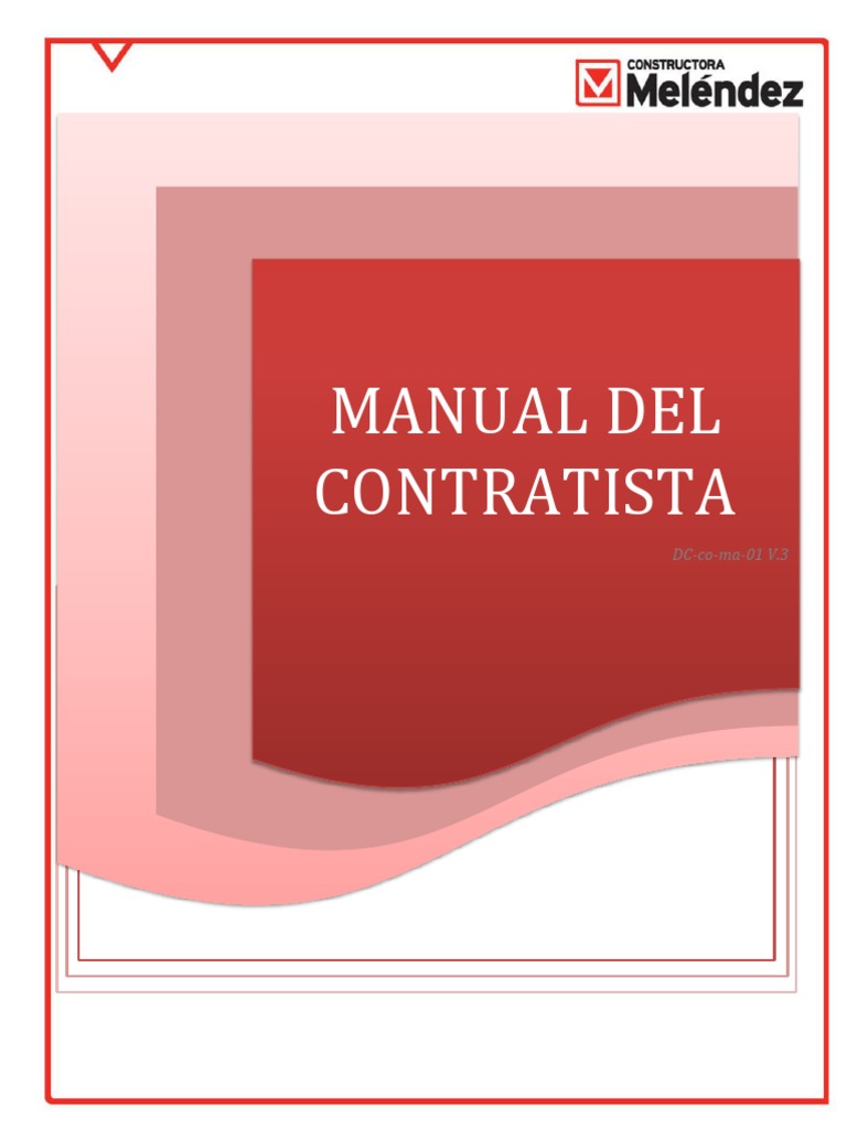Manual Del Contratista v.3 | PDF