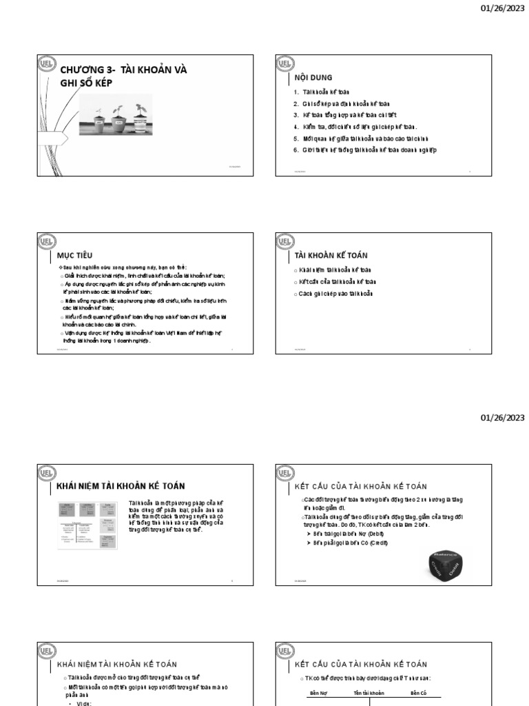 NLKT - c3 Tai Khoan - SV | PDF