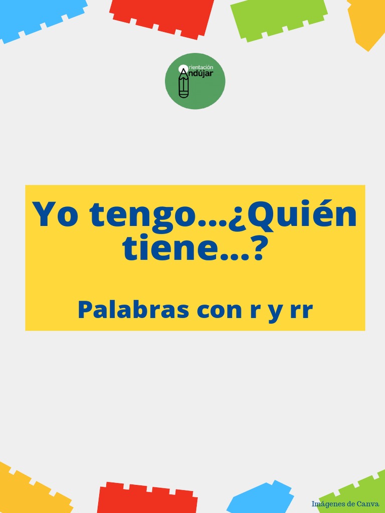 Palabras con R y RR en Actividades | PDF