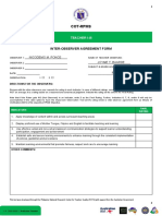 (Appendix C-10) COT-RPMS Inter-Observer Agreement Form For T I-III For ...