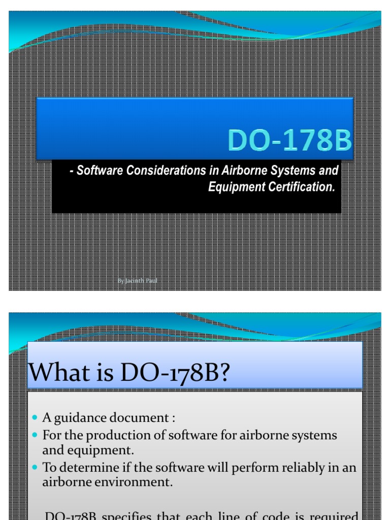 DO 178B Overview | PDF | Computer Science | Production And Manufacturing