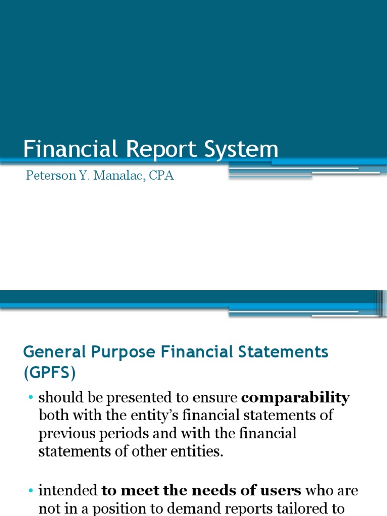 09 Financial Report System | PDF | Financial Statement | Depreciation