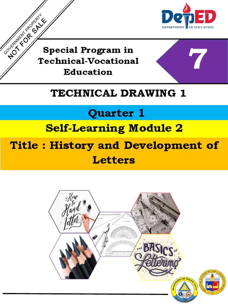 Sptve Techdrwg7 Q1 M2 | PDF | Egyptian Hieroglyphs | Alphabet