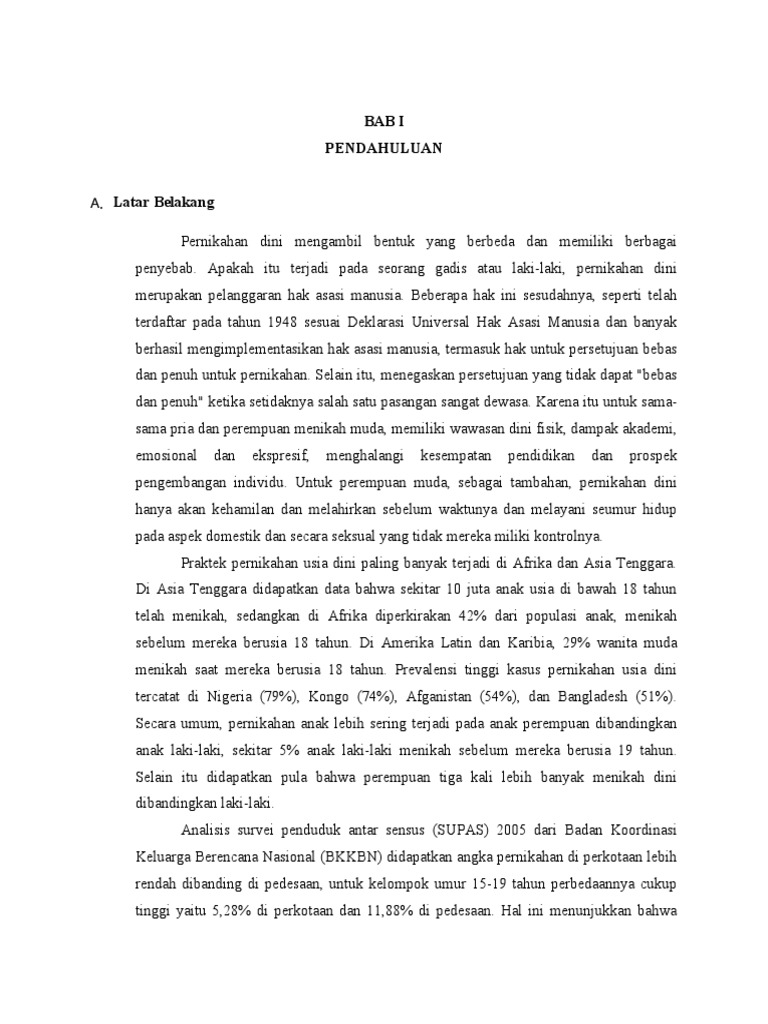 Proposal Pernikahan Dini | PDF