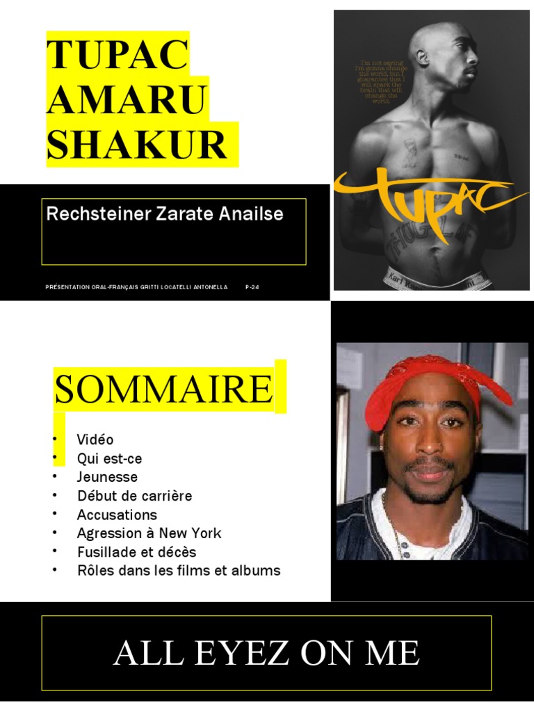 Tupac | PDF | Sports et loisirs | Mystère, thriller et fiction policière