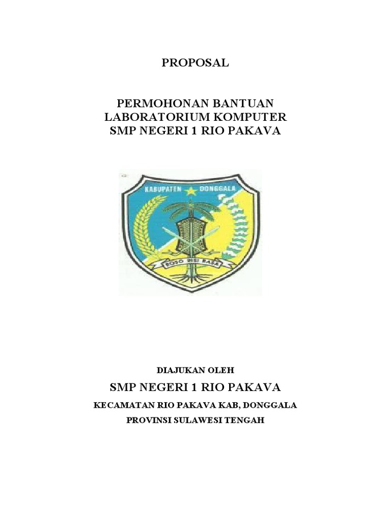 Proposal Pengajuan Laboratorium Komputer SMK Nurul Hidayah | PDF