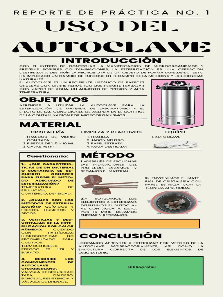 Autoclave | Descargar gratis PDF | Esterilización (Microbiología) | Agua Autoclave | Descargar gratis PDF | Esterilización (Microbiología) | Agua