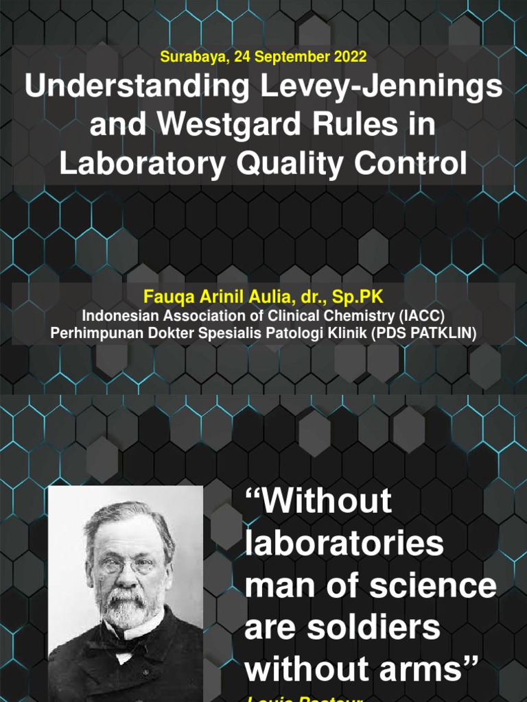 IACC - Levey - Jennings - & - Westgard - Rules - DR - Fauqa, - SP - PK ...