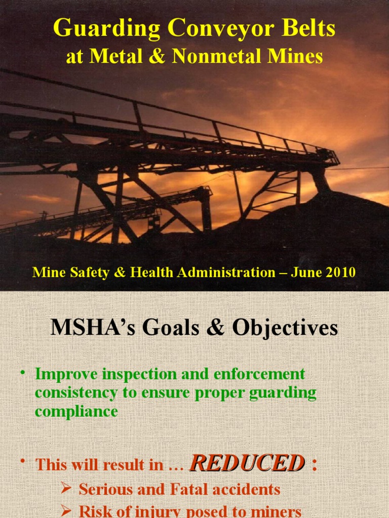 Equip Guarding Conveyor Belts Pdf Belt Mechanical Secondary