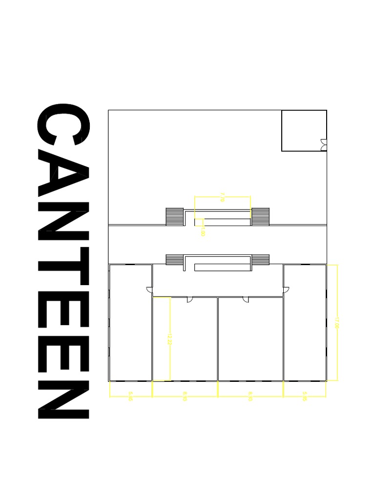 Canteen Layout | PDF
