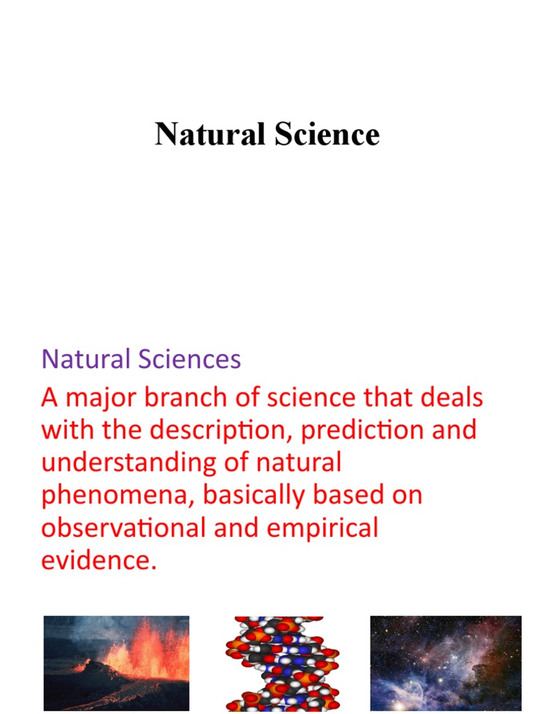 Natural Science | PDF | Science | Natural Sciences