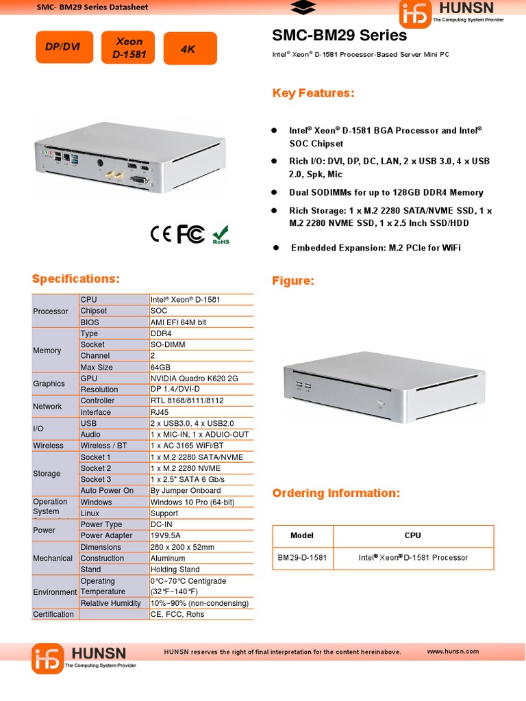 BM29 Datasheet Download | PDF | Solid State Drive | Computer Hardware