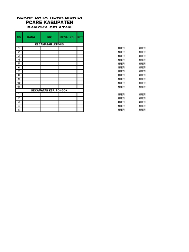 Data Tidak Bisa Di Input Pcare | PDF