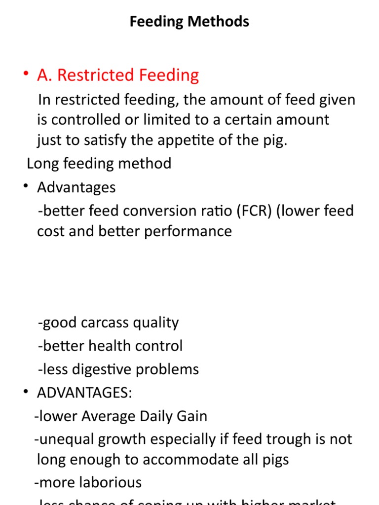 Feeding Methods | PDF