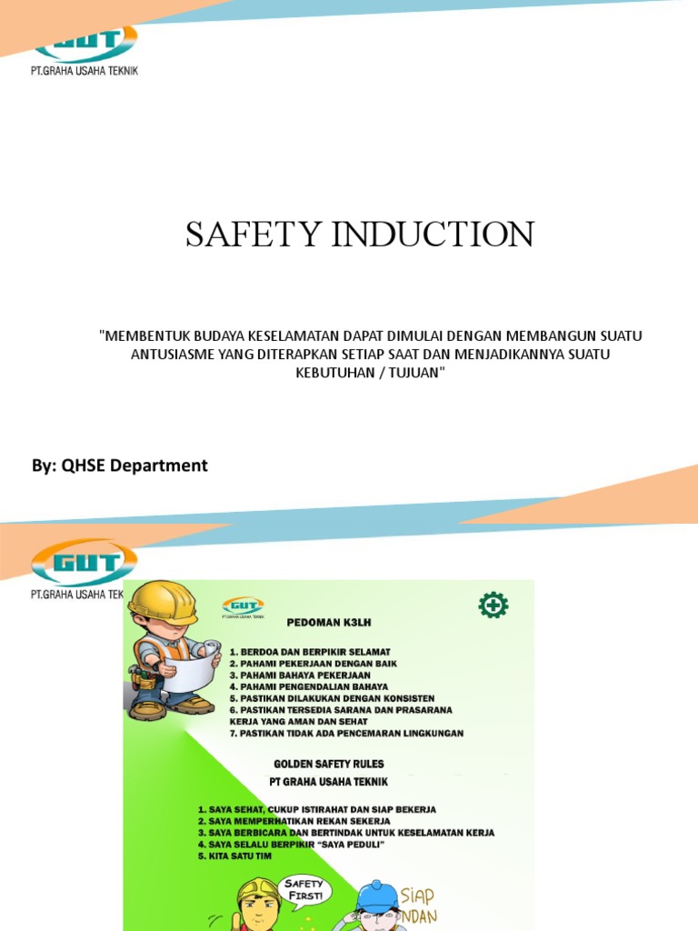 Safety Induction | PDF | Teknologi & Rekayasa