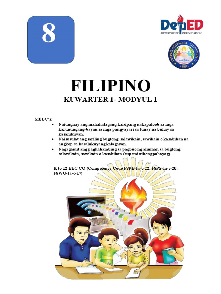 Filipino8 Q1 M1 | PDF