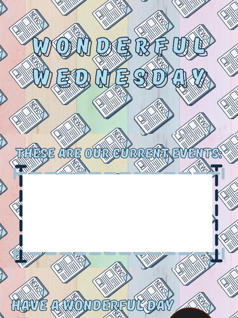 Current Events for Wonderful Wednesday | PDF