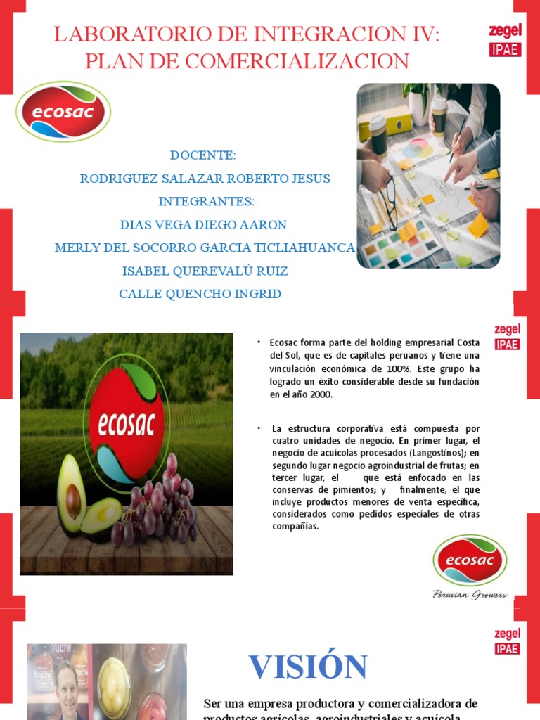 Presentacion de Ecosac Final | PDF | Marketing | Agricultura
