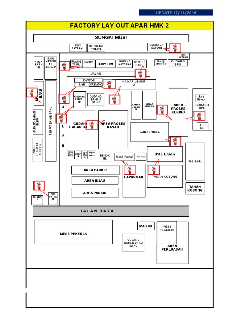Sketsa APAR PT. Hevea MK II | PDF