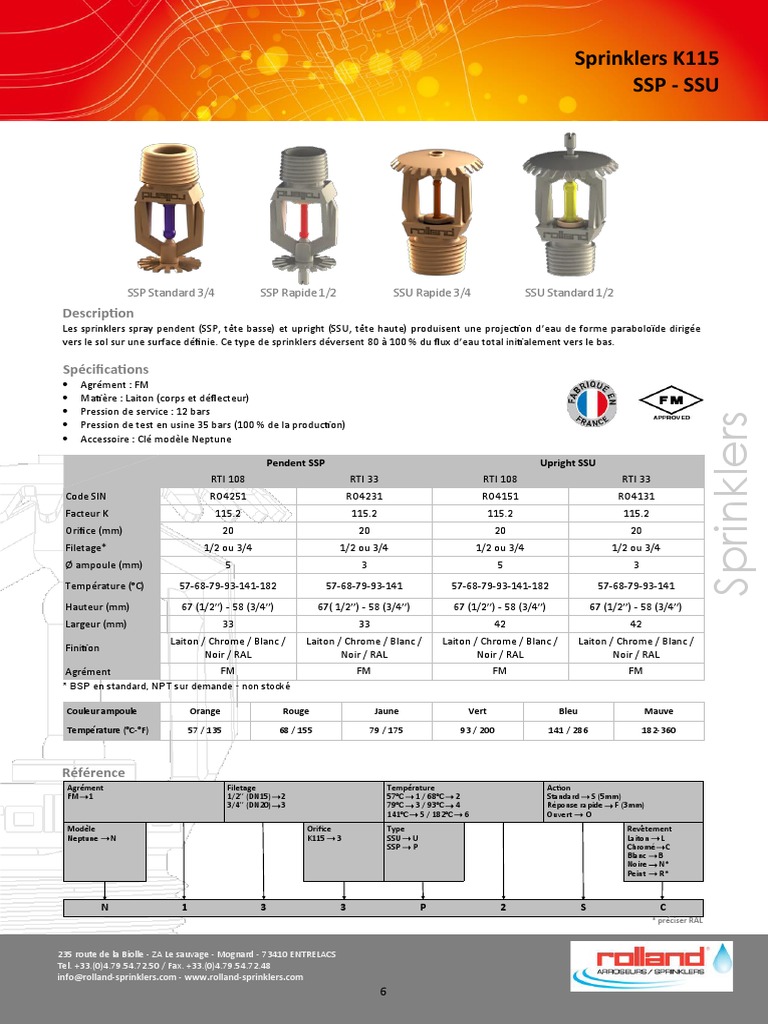 p06 Sprinkler K115 | PDF