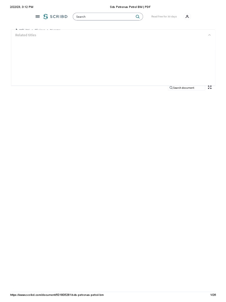 Sds Petronas Petrol BM - PDF | PDF | Scribd